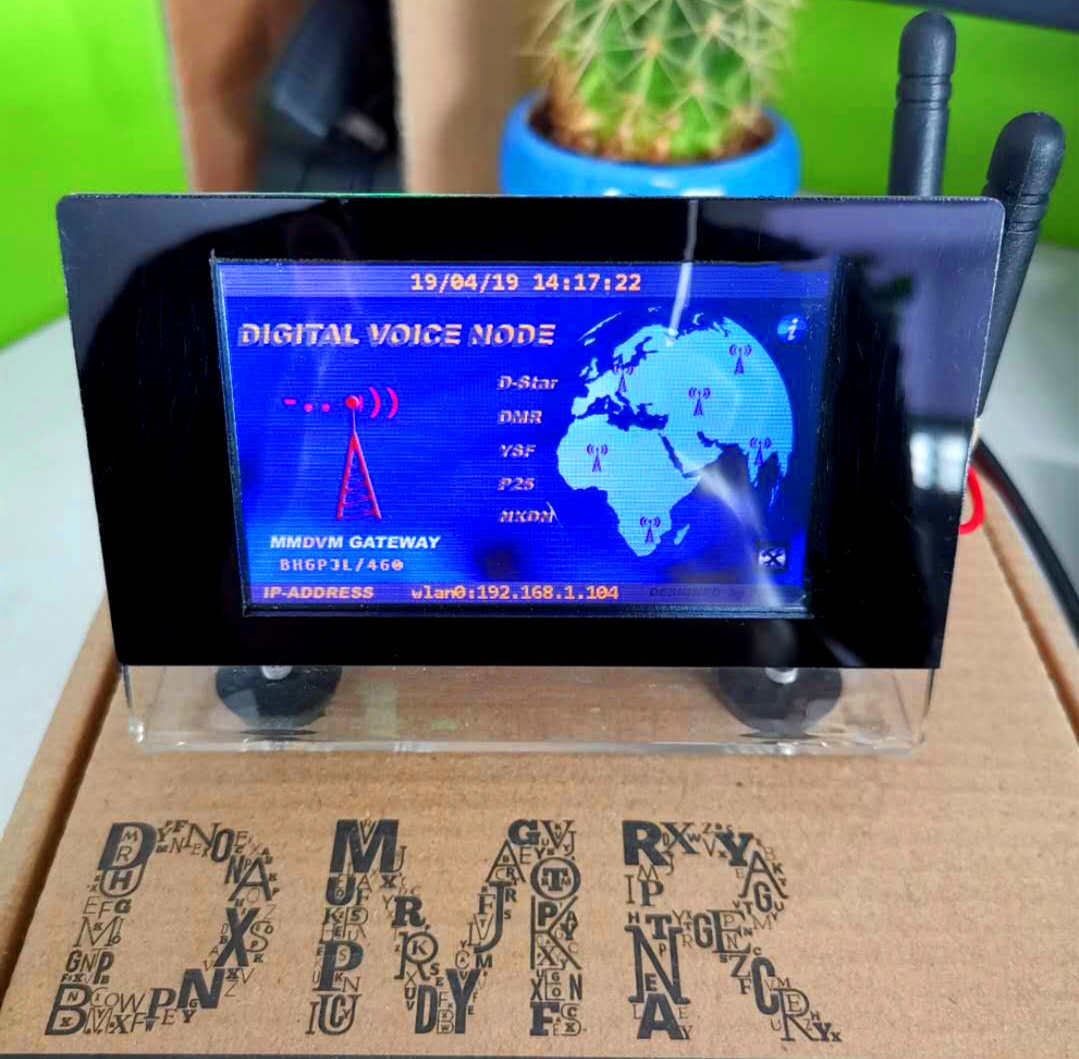 Raspberry Pi MMDVM Duplex Hotspot Acrylic "L" Case 3.5'' Nextion Display