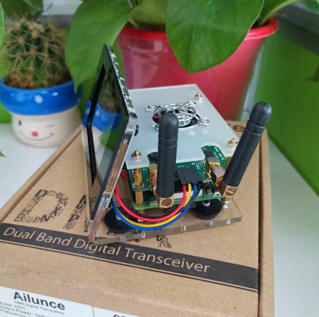 Raspberry Pi MMDVM Duplex Hotspot Acrylic "L" Case 3.5'' Nextion Display