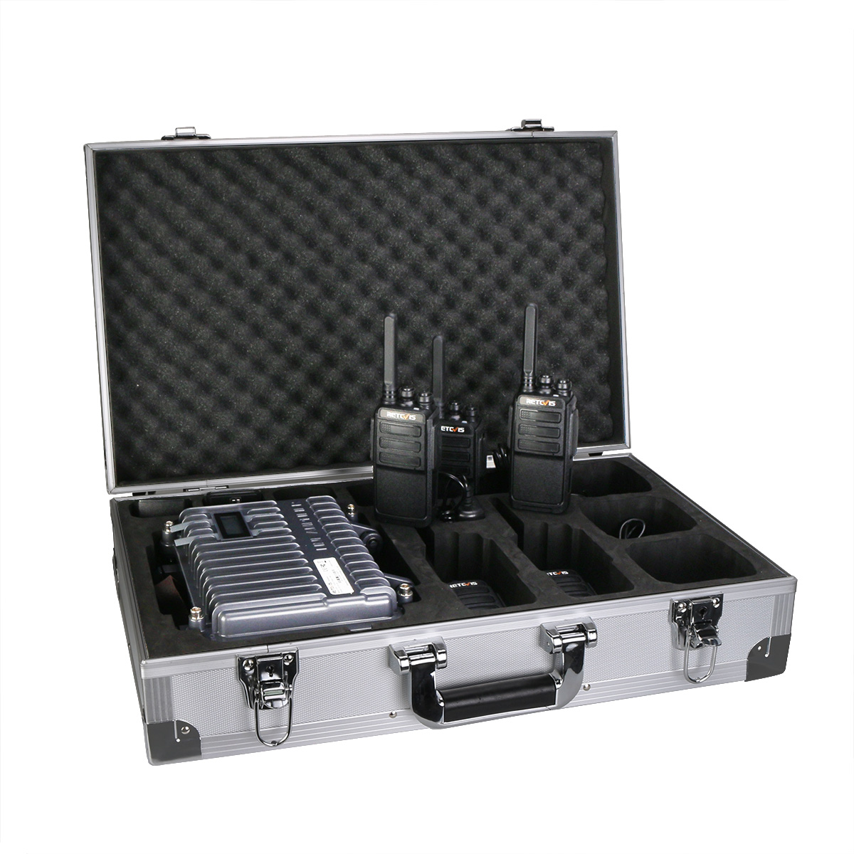 Retevis Metal Case Storage Box for Handheld Repeater RT97 RT29 HD1