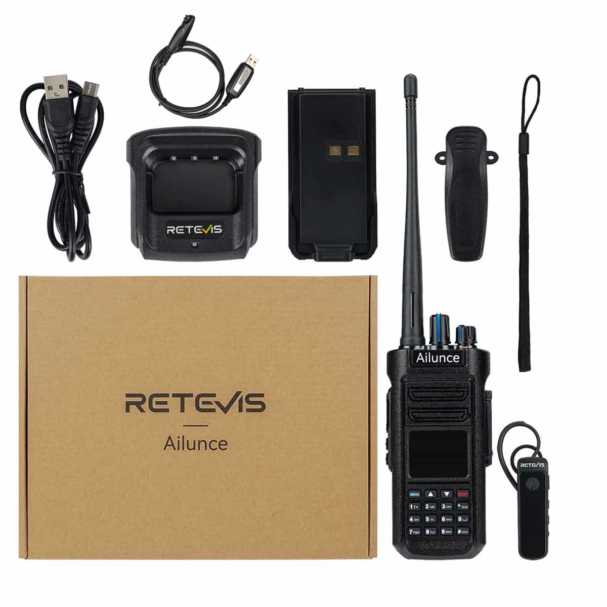 Ailunce HD2 Bluetooth Dual Band DMR Radio