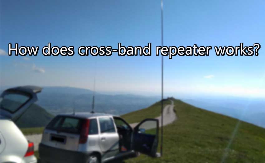 How does cross band repeater function works?